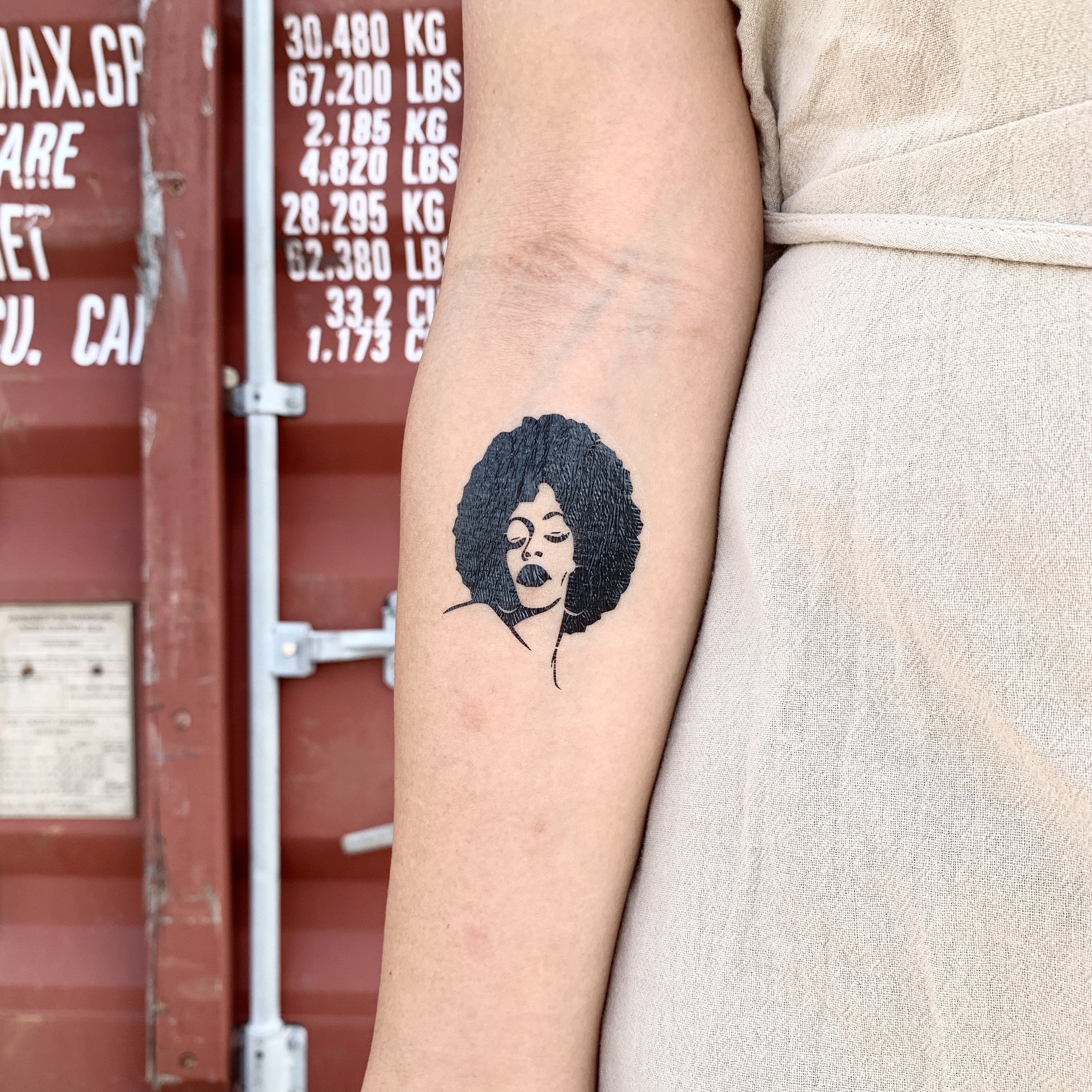Portrait Temporary Tattoos - OhMyTat