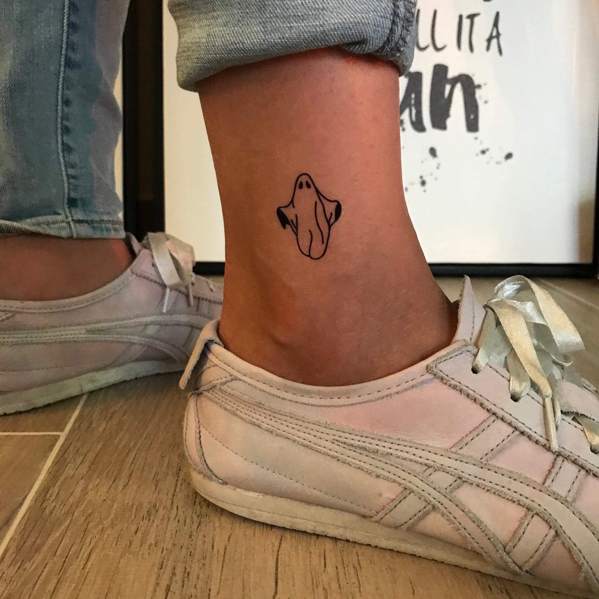 Crimson Ghost Tattoo Outline