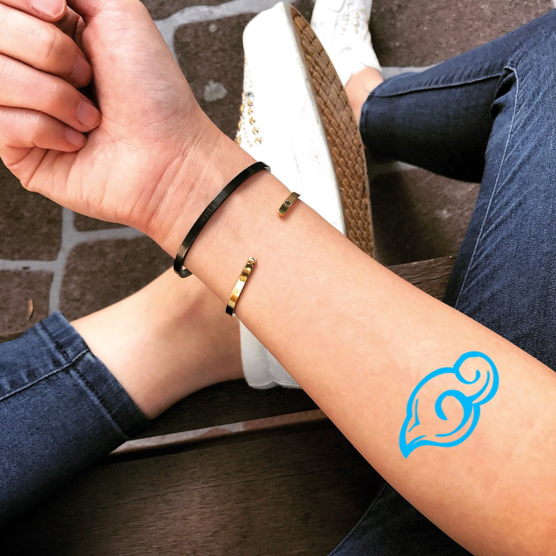 Jinx Temporary Tattoo Sticker - OhMyTat