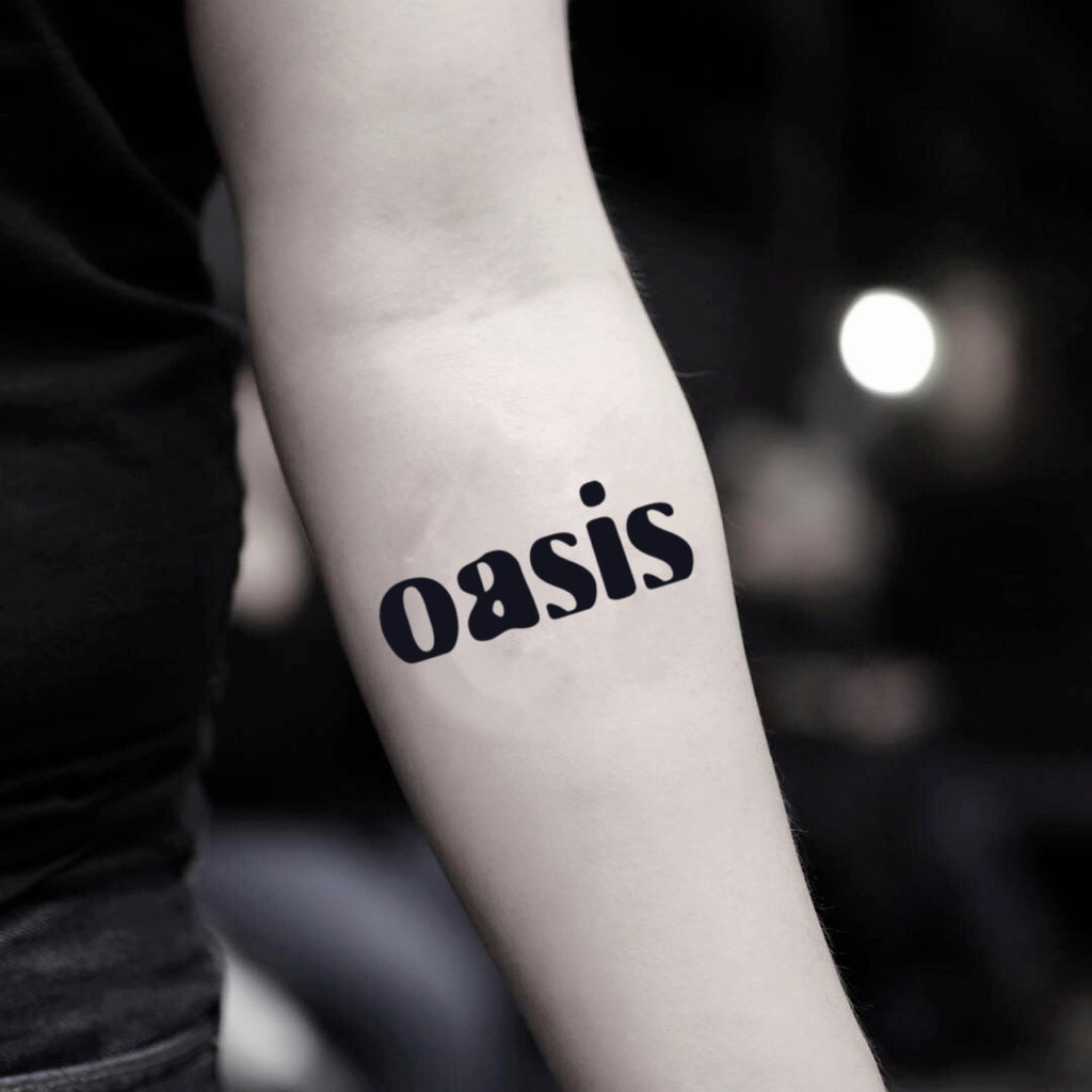 Oasis Temporary Tattoo Sticker - OhMyTat